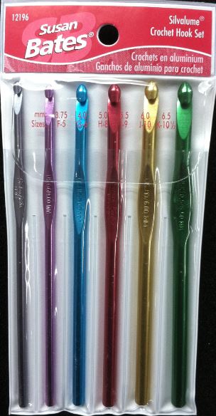 Susan Bates Silvalume Crochet Hook Sets – Hill Country Weavers