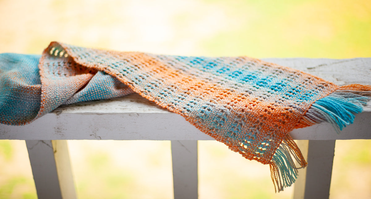 Castaway Free Woven Scarf Pattern – Hill Country Weavers